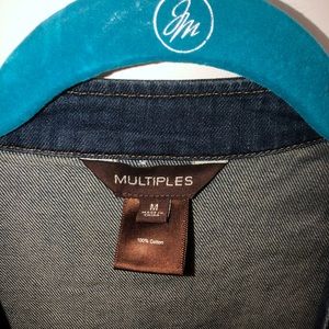 Multiples | Jackets & Coats | 0 Cotton Denim Jean Jacket Stylish | Poshmark